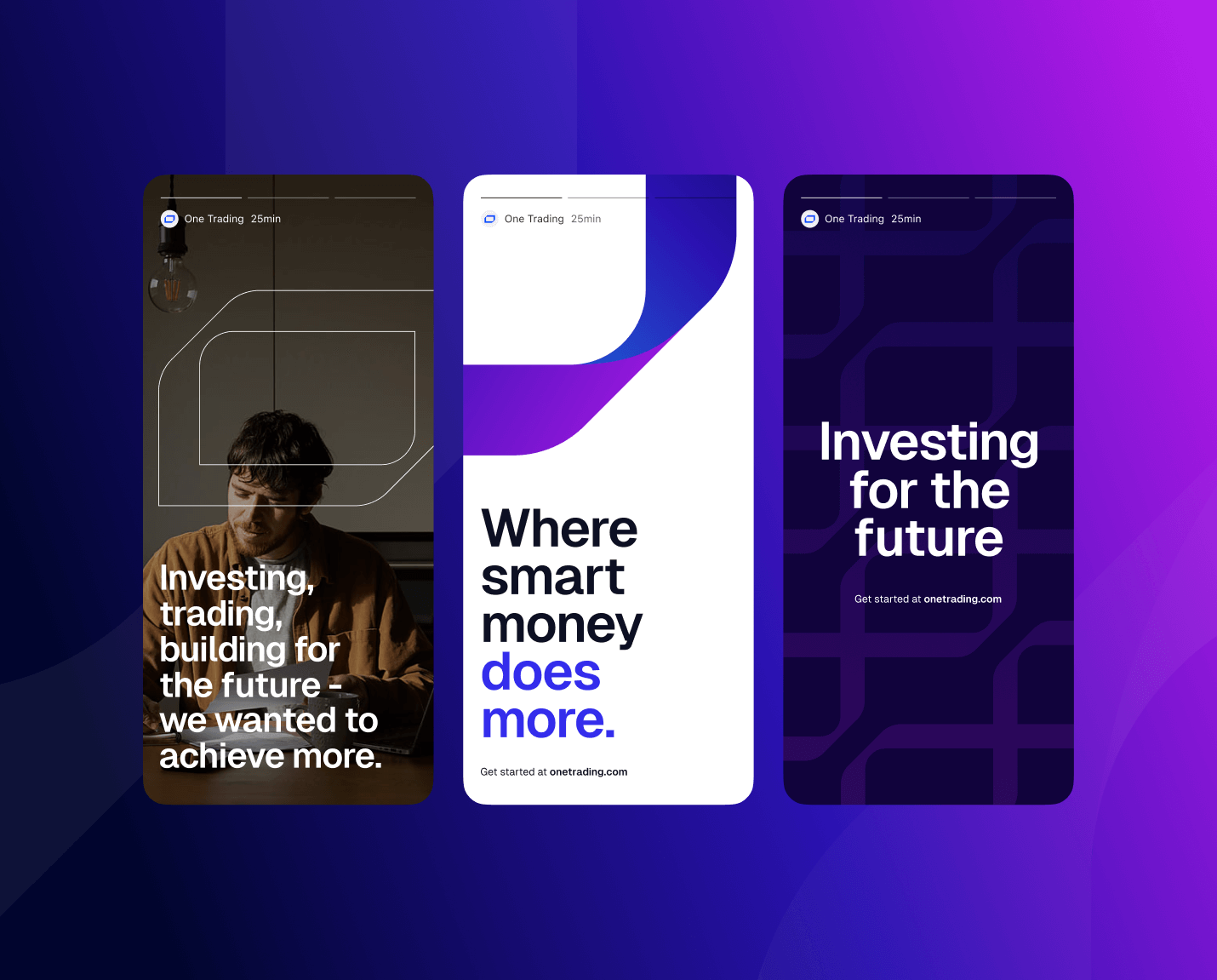 One Trading | Crypto & Fintech Branding | Plug & Play